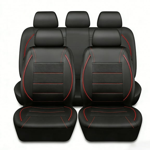 Car Seat Covers, Breathable Leather Seat Covers, Car Seat Covers Full ...