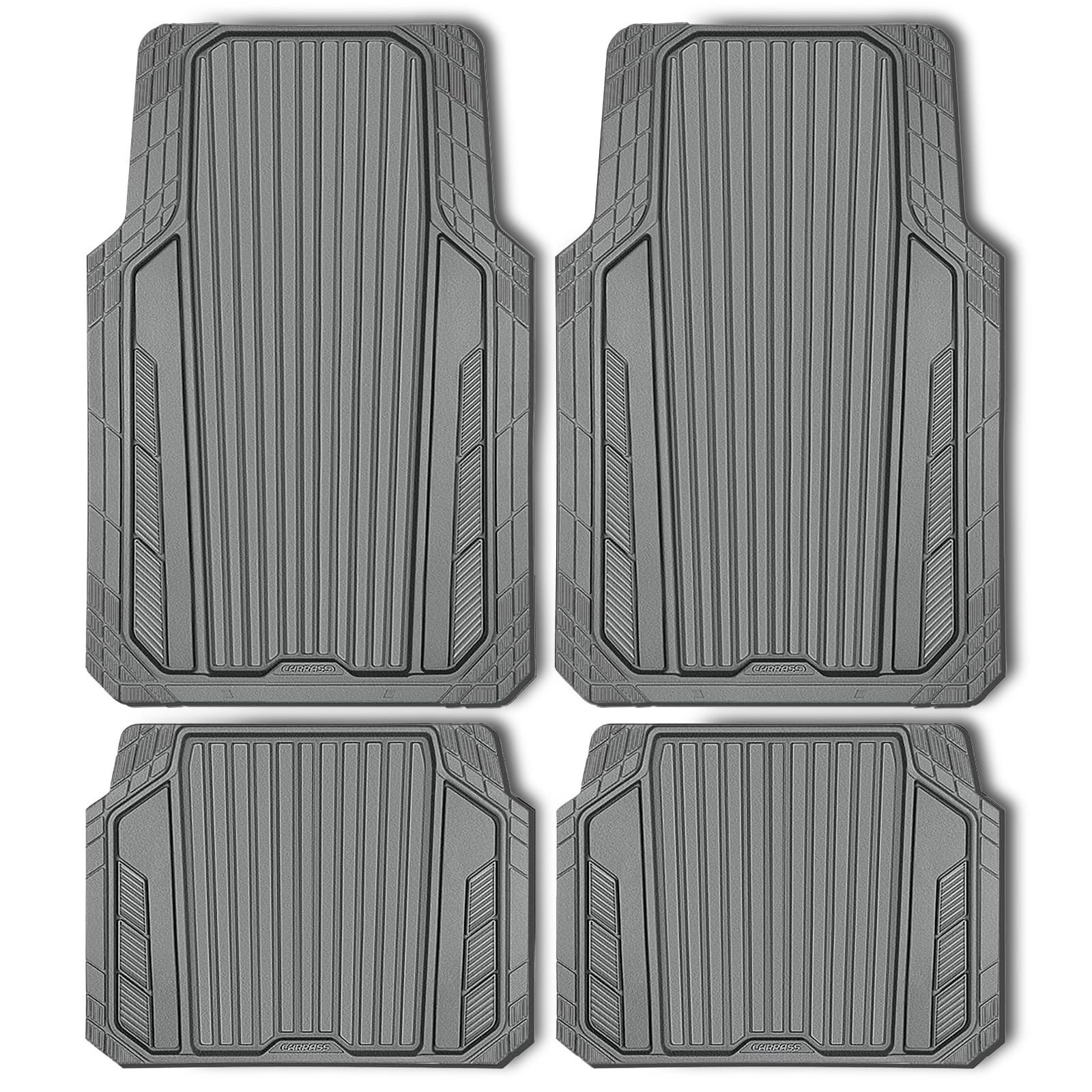 CAR GRAND Heavy Rubber Car Floor Mats, Deep Waterproof Car Mats All ...