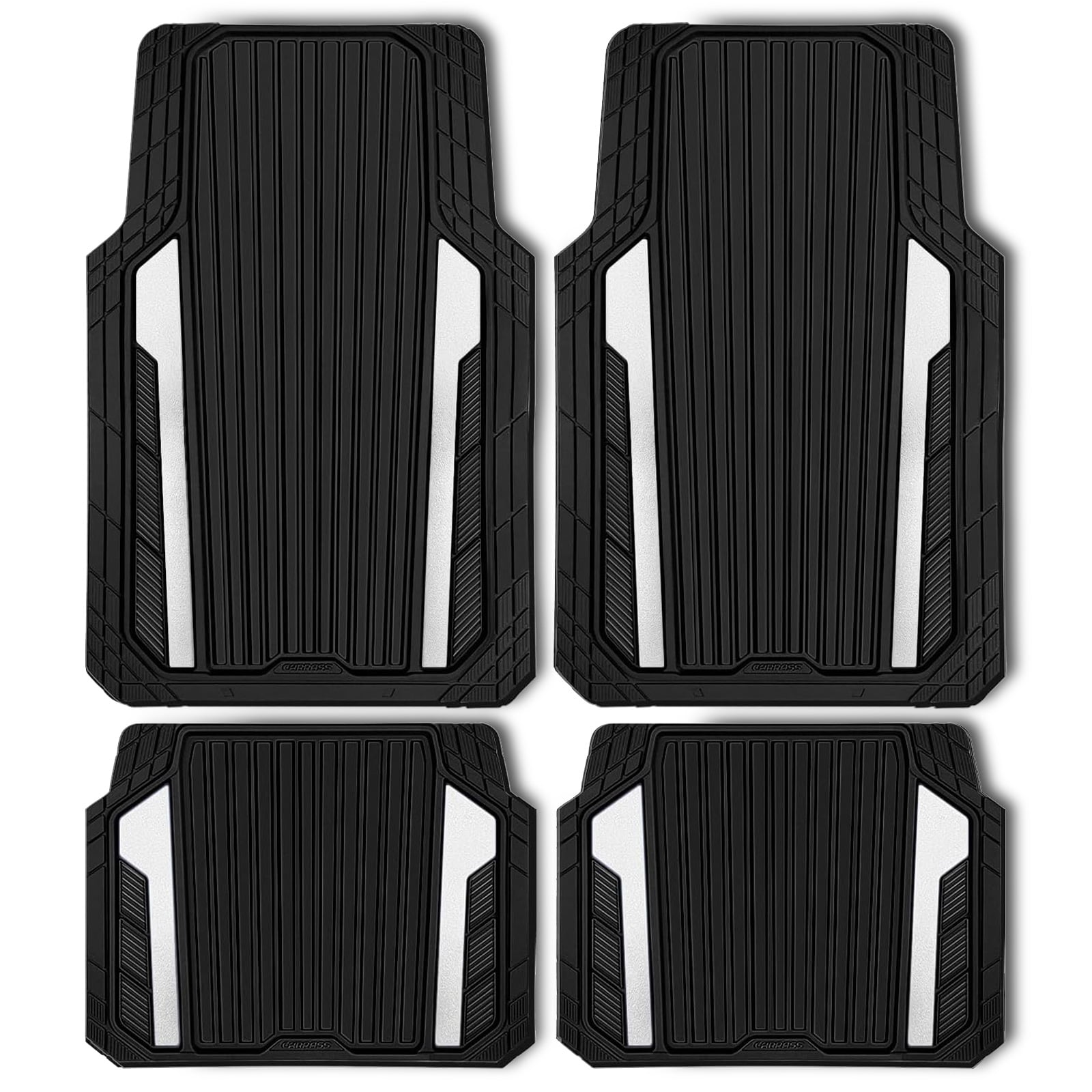 CAR GRAND Heavy Rubber Car Floor Mats, Deep Waterproof Car Mats All ...
