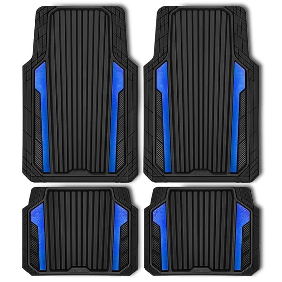 CAR GRAND Heavy Duty Rubber Car Floor Mats Car Floor Liner 2 Fronts ...