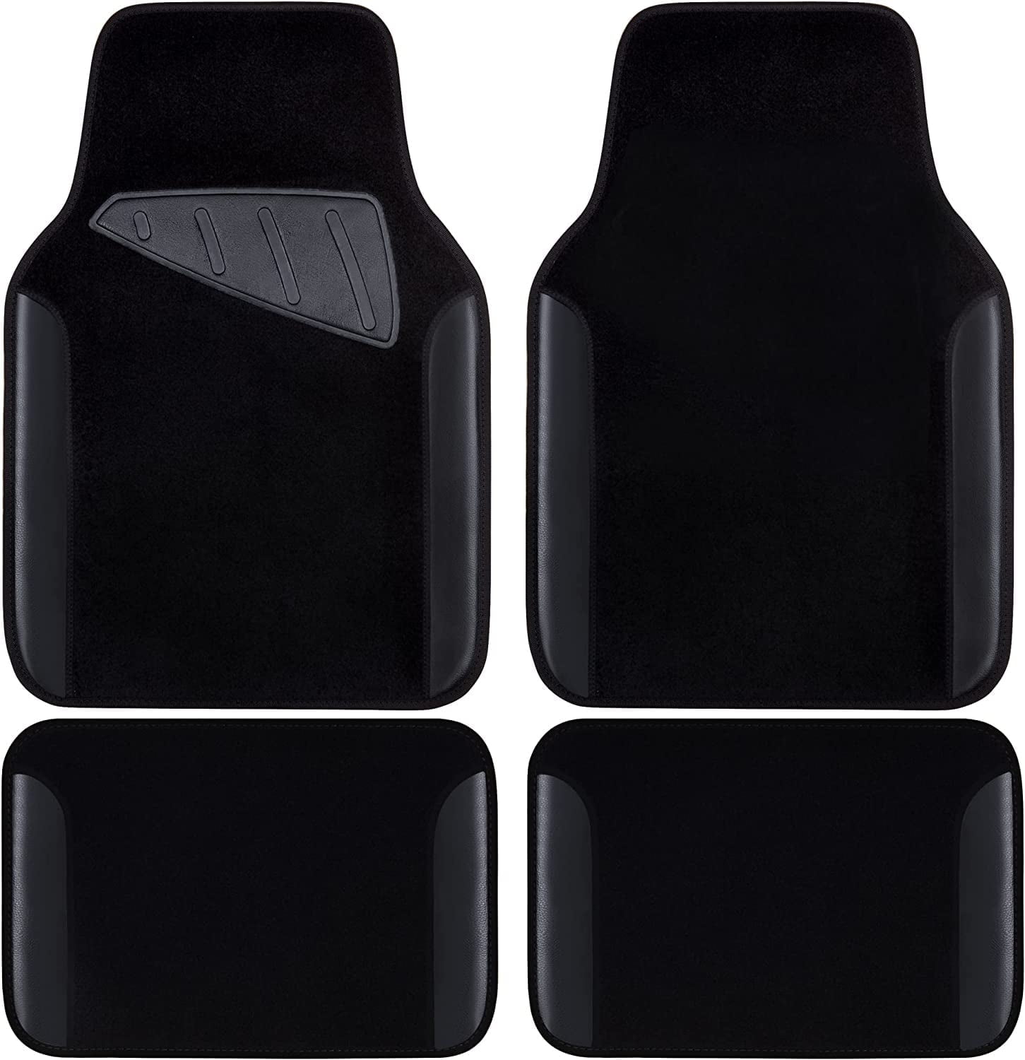 CAR PASS Waterproof Universal Fit Car Floor Mats, Faux Leather Car ...