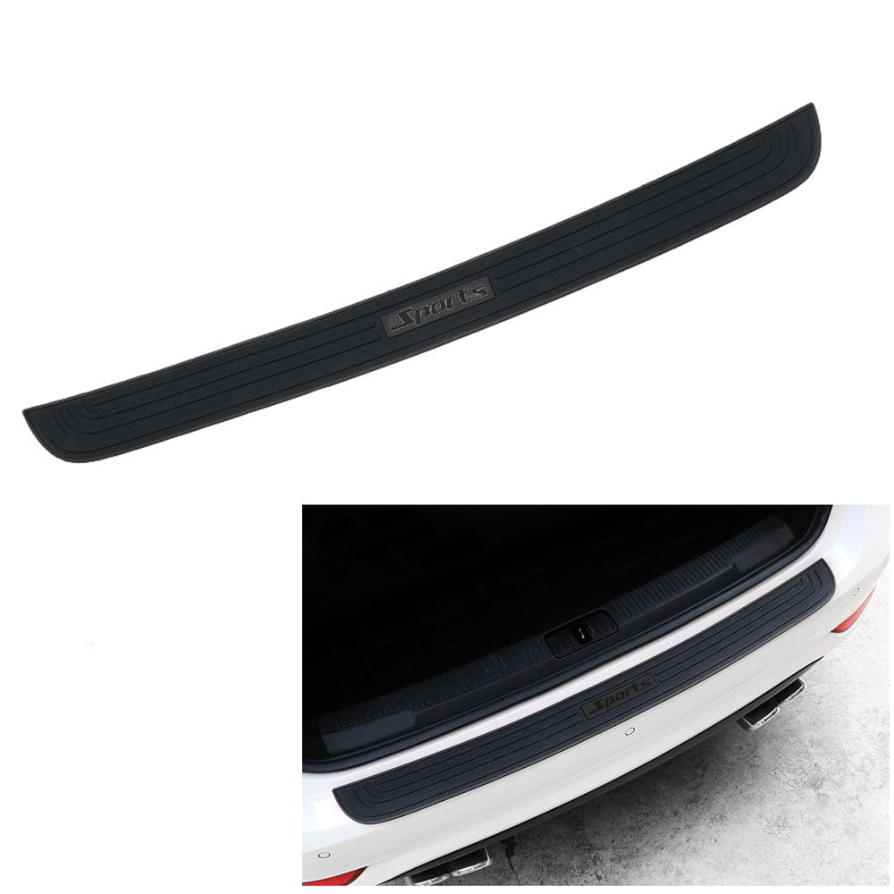 Universal Black Rubber Rear Bumper Protector for SUV/Cars, Scratch ...