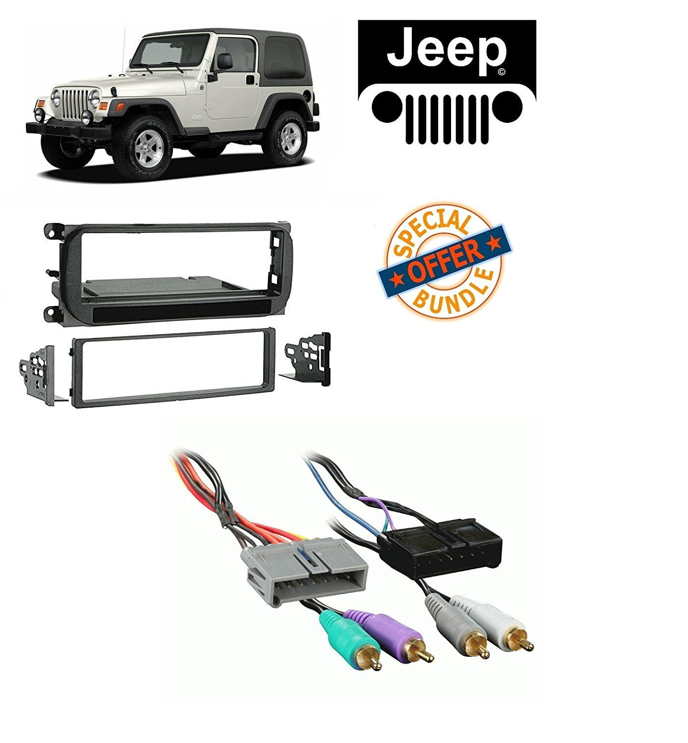CAR STEREO RADIO CD PLAYER DASH INSTALL MOUNTING KIT INSTALLATION MOUNT ...