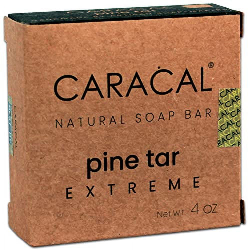 CARACAL Pine Tar Extreme Natural Soap Bar - UNEXPECTED HEAVY SCENT ...