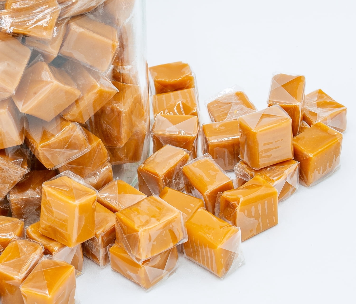 CARAMEL SQUARES Candy 2 lb – Anti Melt Pack, Individually Wrapped (128 ...