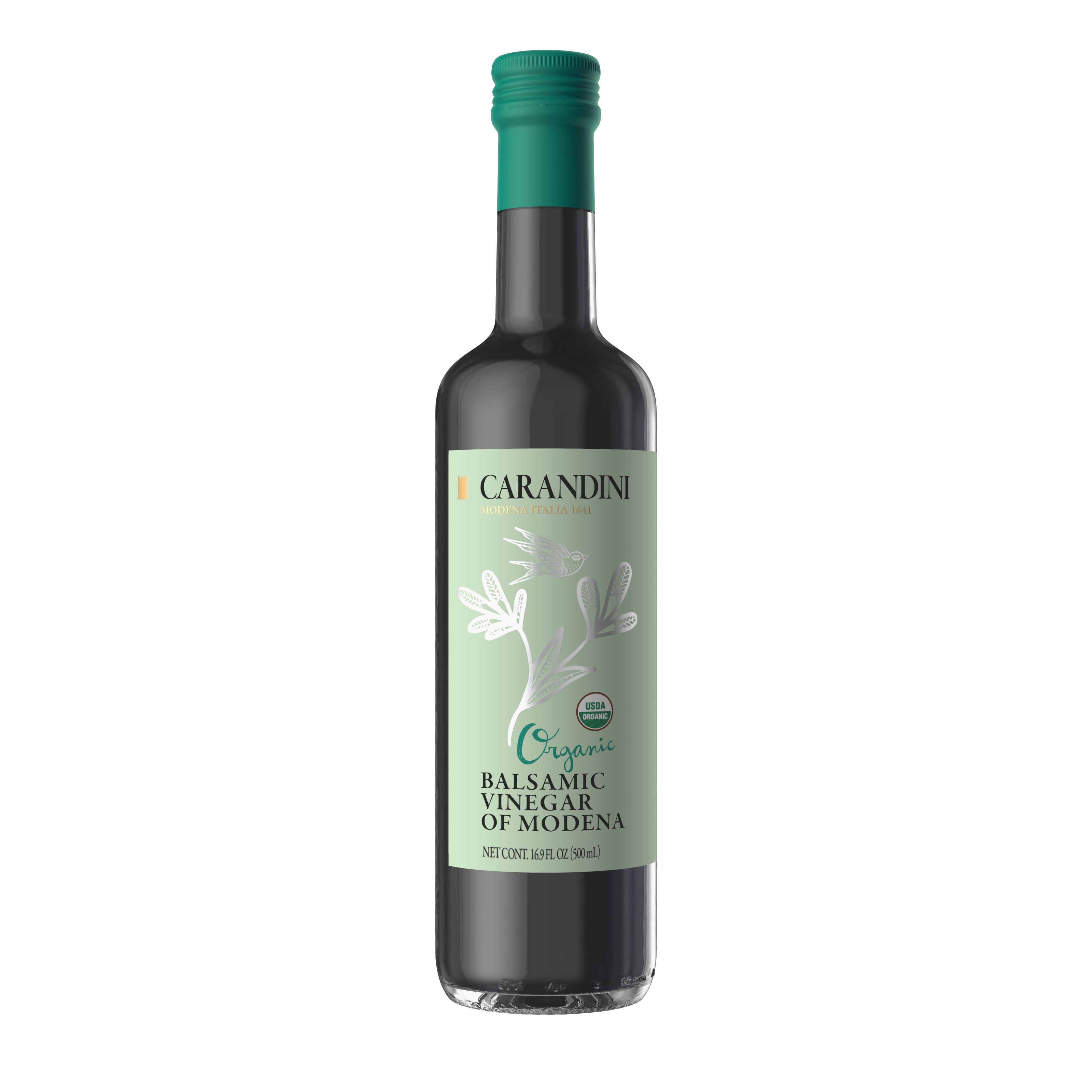Carandini Silver Leaf Balsamic Vinegar of Modena PGI 16.9 fl oz Gluten ...