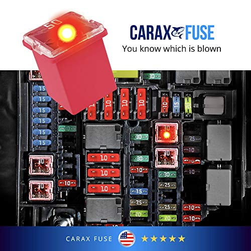 CARAX Glow Fuse – Premium Fuse Cartridge Low Profile Fuse – Mix Kit 30 ...
