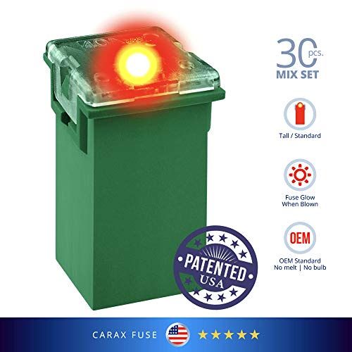 CARAX Glow Fuse – Premium Fuse Cartridge Tall Standard Fuse – Mix Kit ...