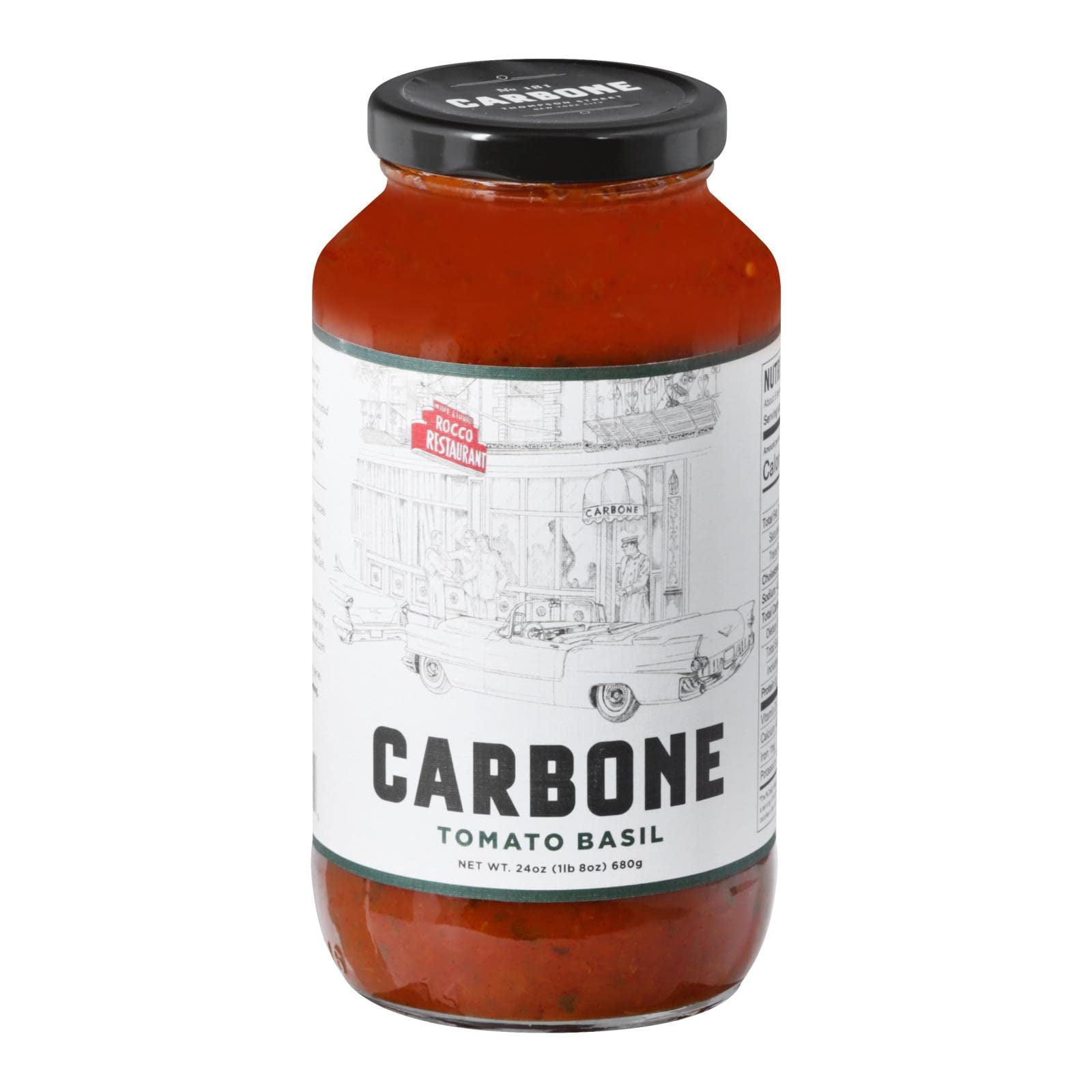 CARBONE Tomato Basil Pasta Sauce, 24 OZ - Walmart.com