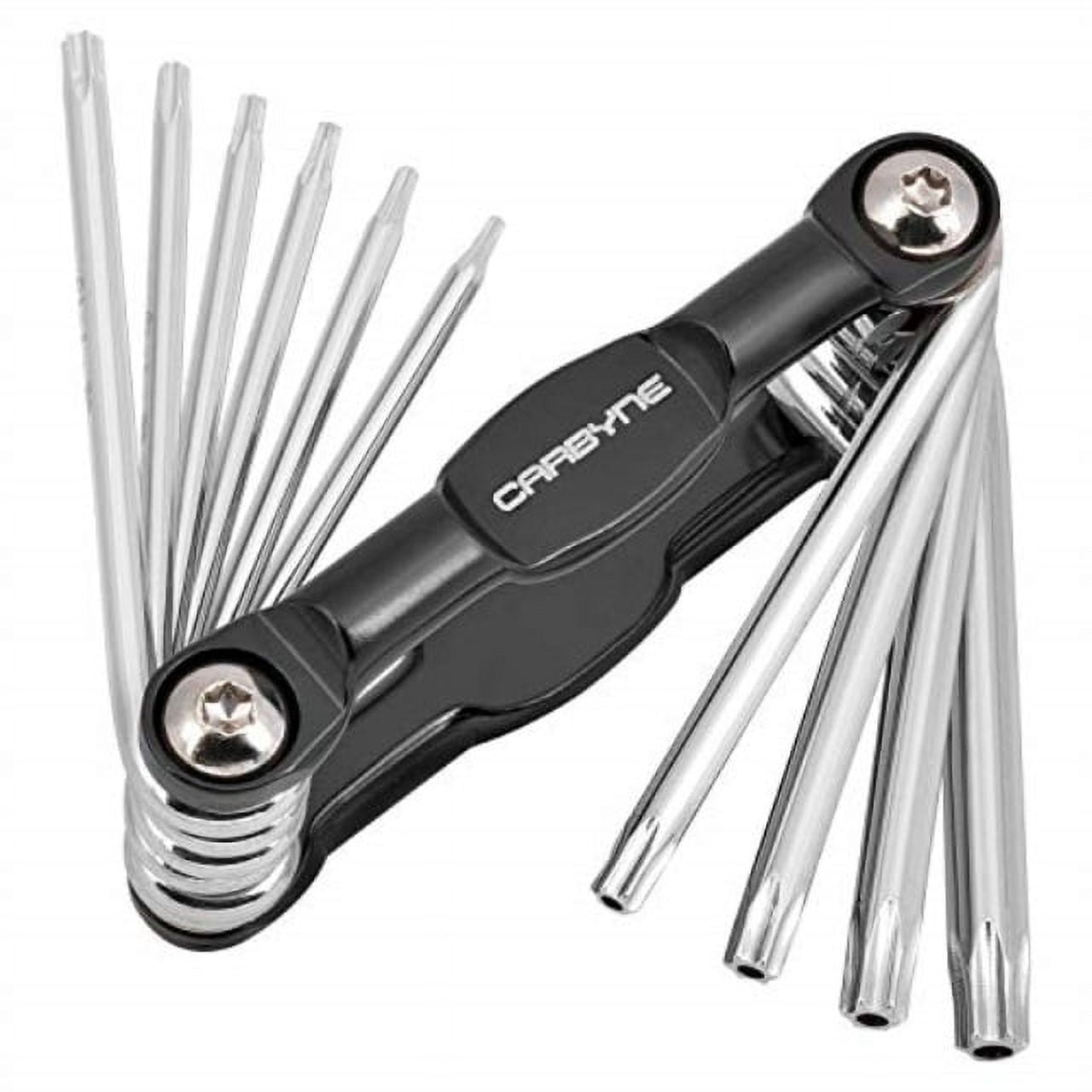 CARBYNE 10 Piece Folding Tamper Star Wrench Set, T-6 to T-30 Star/Torx ...