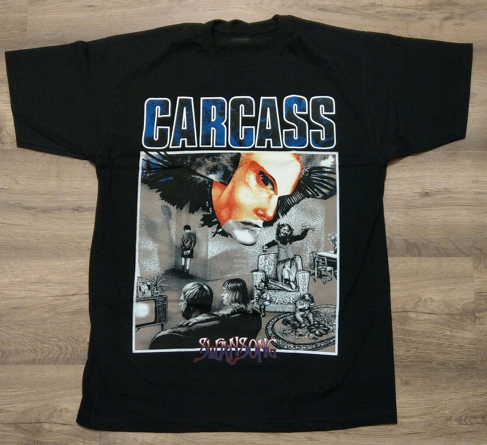 CARCASS - Swansong Band Black Unisex Cotton T Shirt Size S-5XL ...