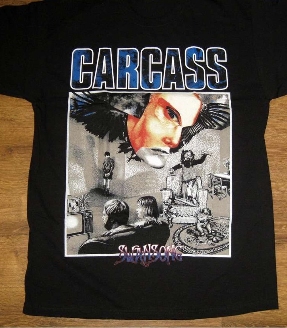 CARCASS band album black T-shirt short sleeve All sizes S to 5Xl 2F227 ...