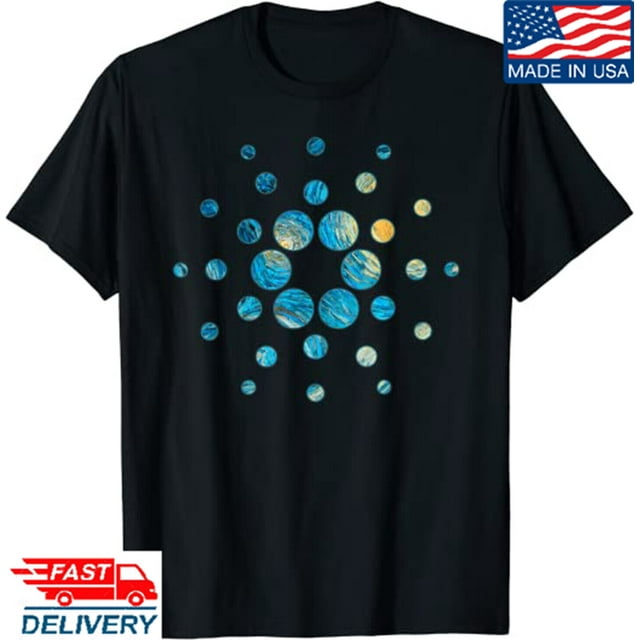 CARDANO Crypto ADA Coin Blockchain Cryptocurrency Cool Token T-Shirt ...