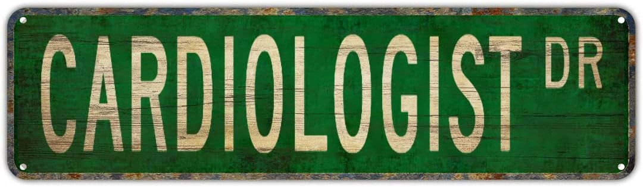 CARDIOLOGIST DR Vintage Signs Retro Tin Signs Art Plaque Aluminum Sign ...