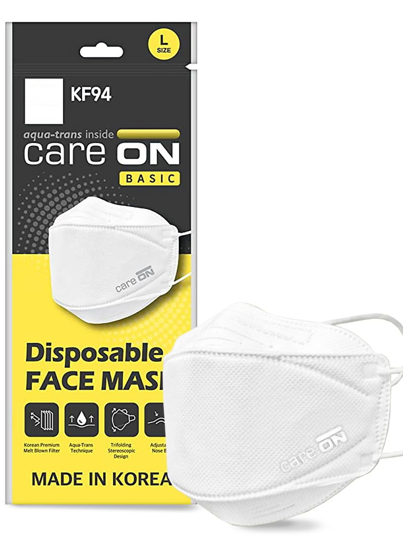 CARE ON [20 Pack] :: Authentic :: [White] Premium KF94 Certified Safety ...