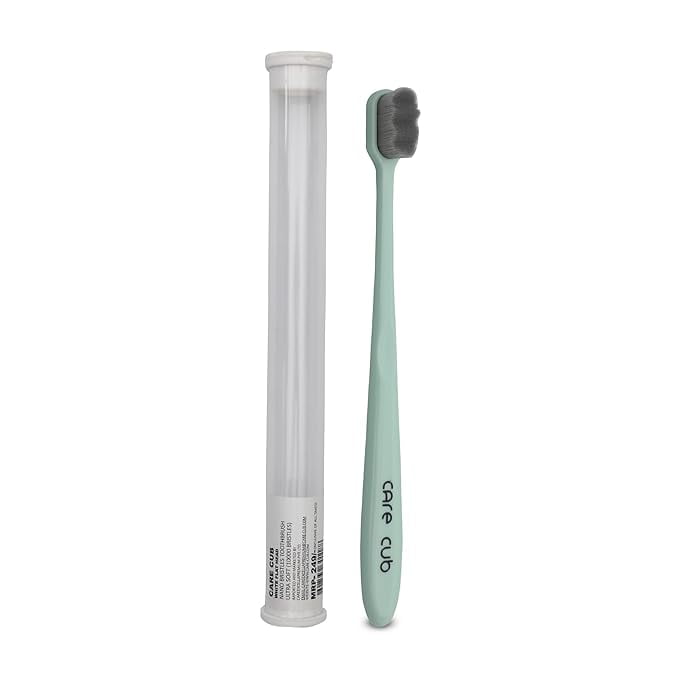 CARECUB Green ZigZag Toothbrushes - BPA-Free, Ultra Soft Micro Nano ...
