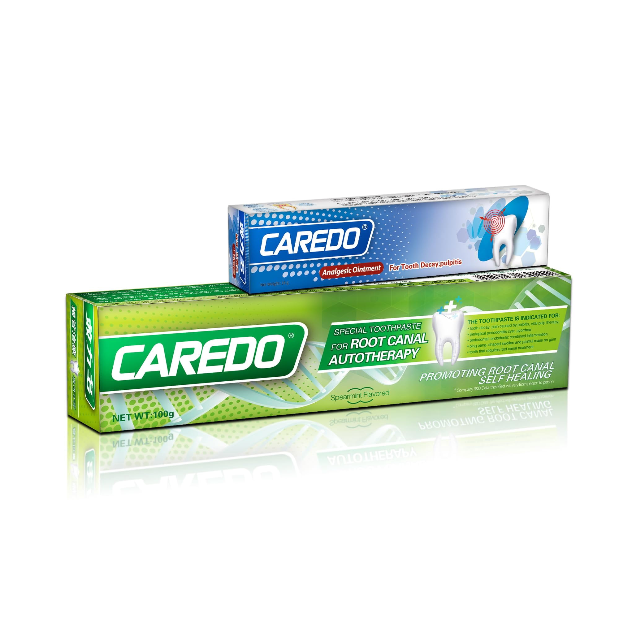 CAREDO Gingivitis Toothpaste Avoid DHF10 Root Canal Pulpitis for Adults ...