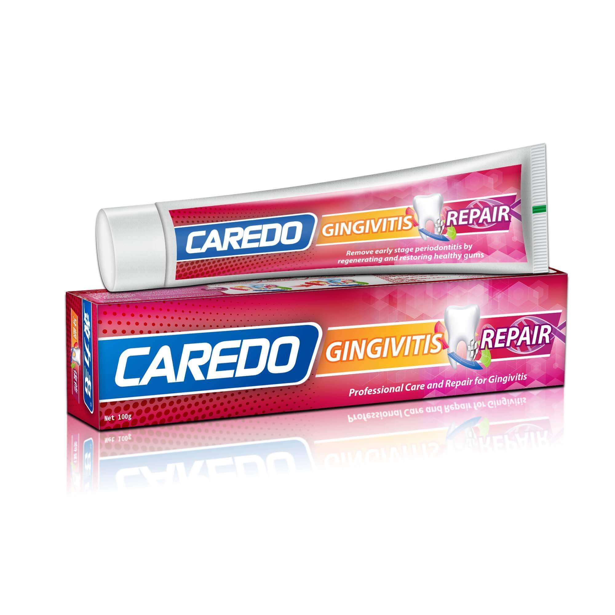 CAREDO Gingivitis Toothpaste Gum Repair for Bleeding Gums, Swollen Gums ...