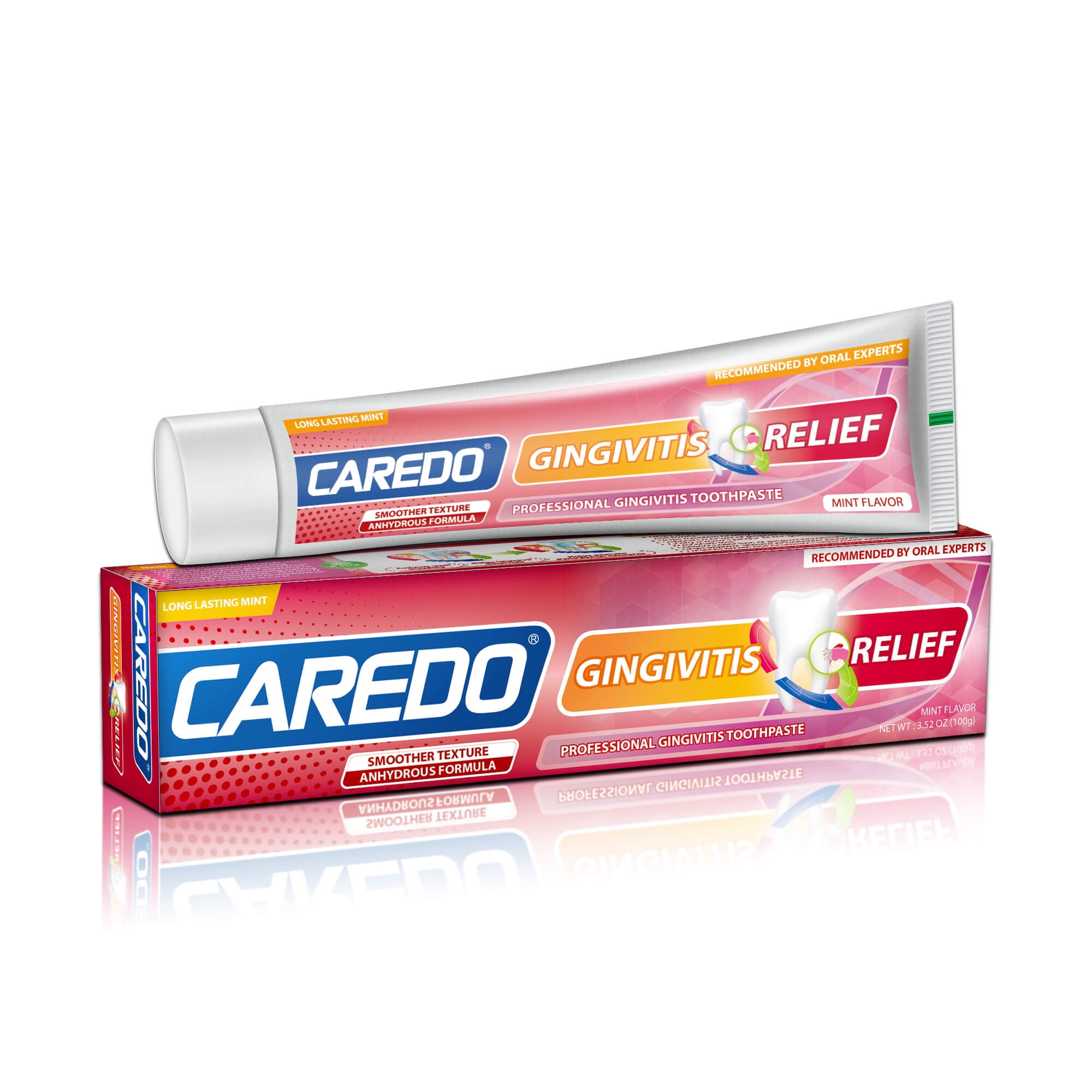 CAREDO Gingivitis Toothpaste Gum Repair for Bleeding Gums, Swollen Gums ...