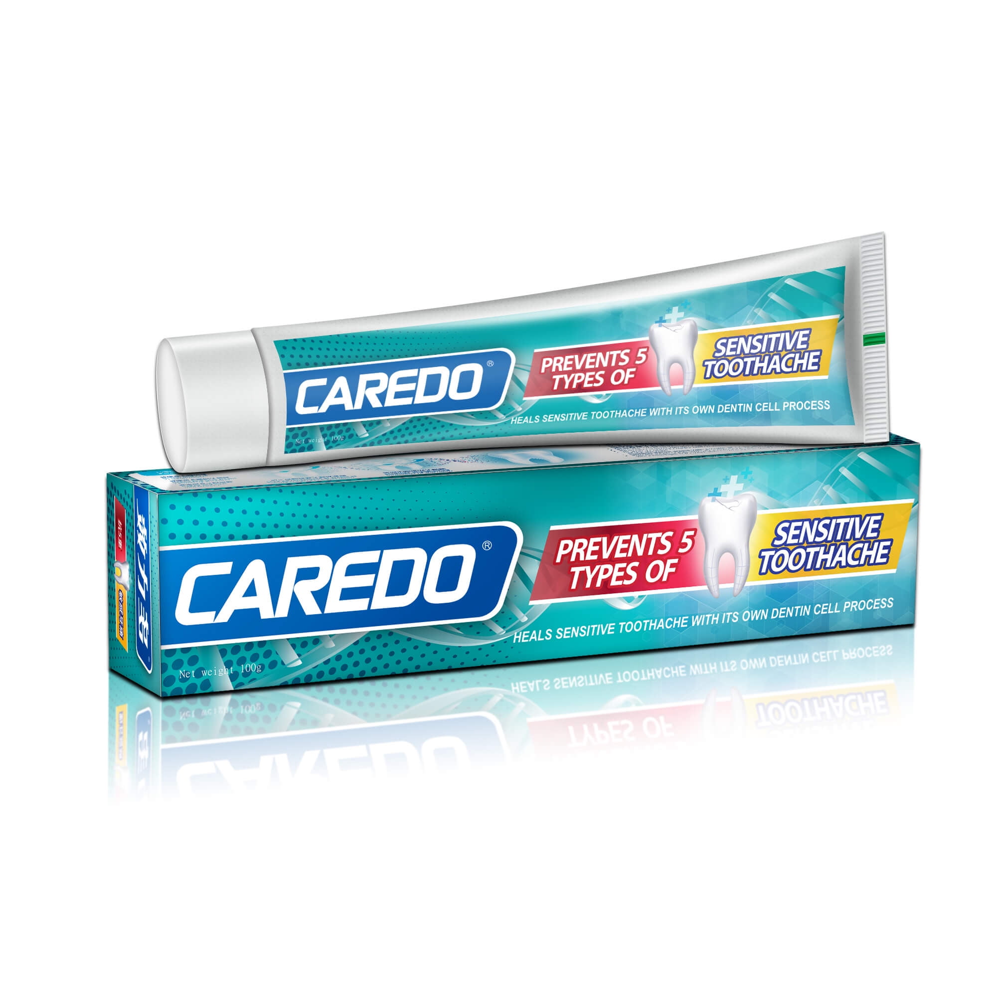 CAREDO Sensitive Toothpaste, Safe Enamel Repair Toothpaste Sensitivity ...