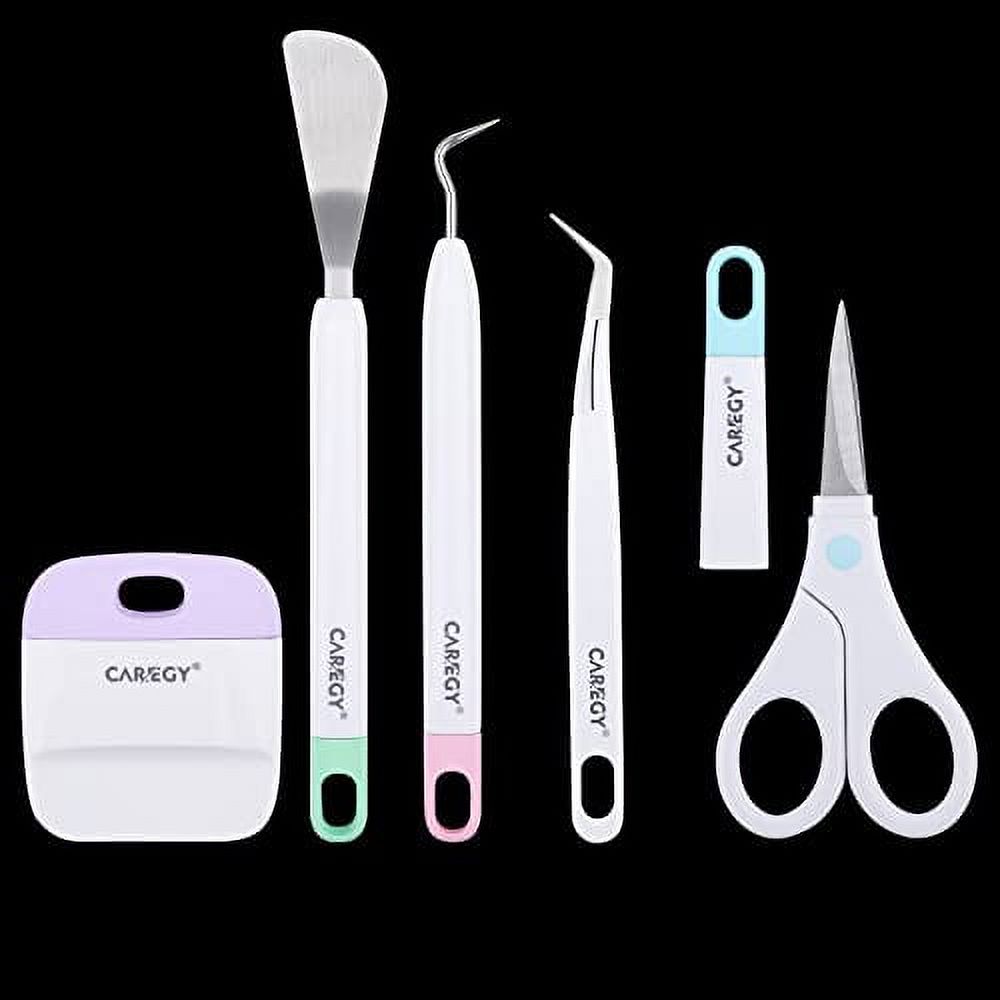 CAREGY Craft Vinyl Weeding Tools Set, Precision Craft Vinyl Tools Kit, Weeding Kits for Cricut ...