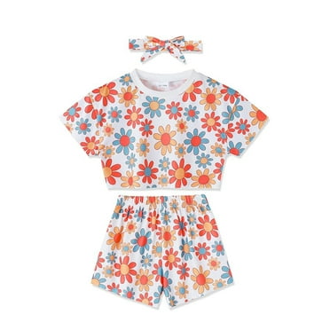 TAIAOJING Toddler Kids Girls Summer Clothes Solid Short Sleeve Coat ...