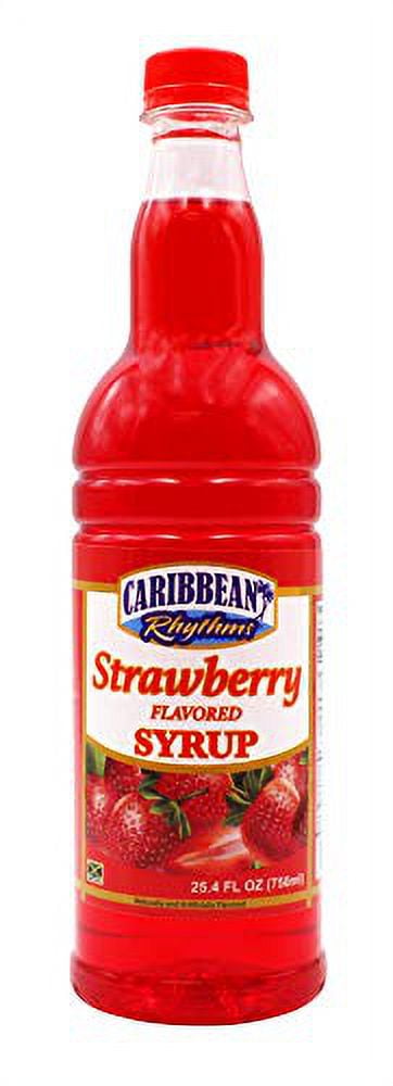 CARIBBEAN RHYTHMS Strawberry Syrup, 25.4 Oz (Pack of 1) - Walmart.com