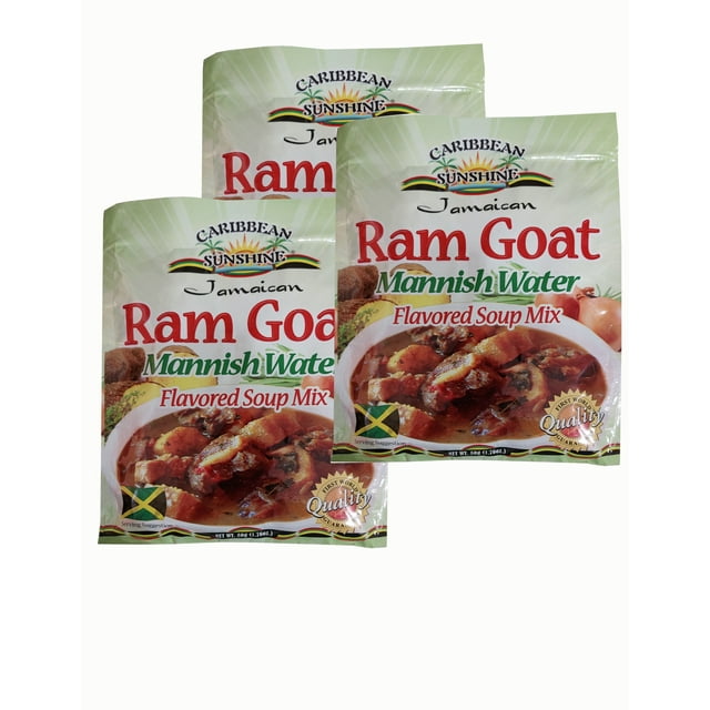 CARIBBEAN SUNSHINE JAMAICAN RAM GOAT - MANNISH WATER - FLAVORED SOUP ...