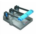 CARL Metal 150-Sheet 3-Hole Paper Punch, Heavy Duty, Silver & Blue ...