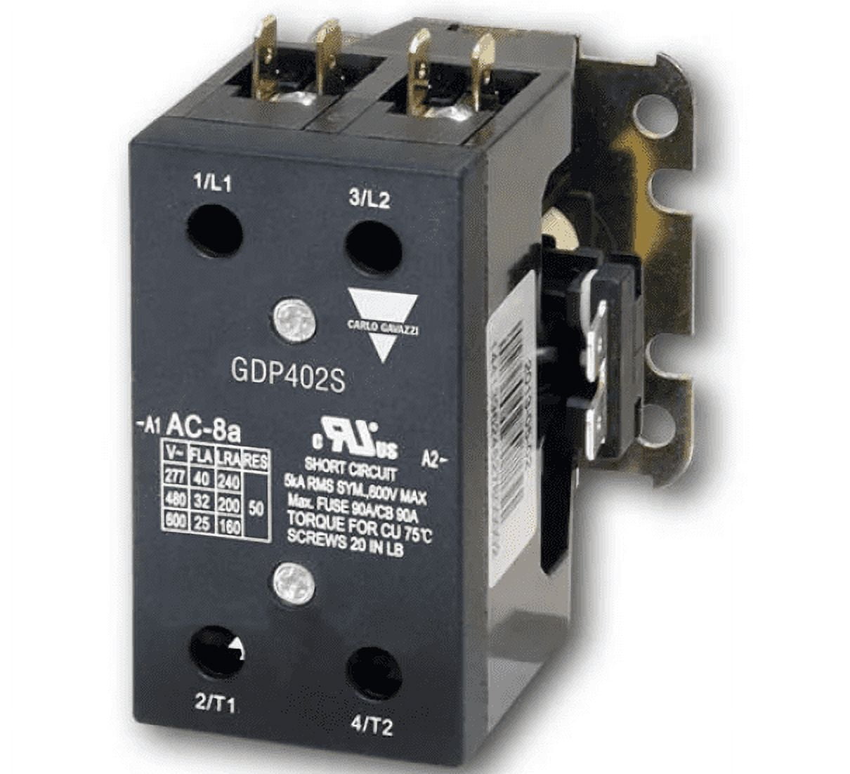 CARLO GAVAZZI GDP402S24V, Contactors - Electromechanical Two-pole ...