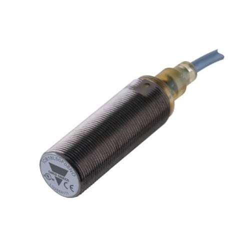 CARLO GAVAZZI ICB18L50F05PC, Inductive Proximity Sensor,Cylindrical,PNP-NC,M18 Threaded Flush ...