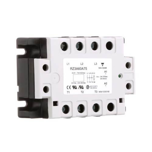 CARLO GAVAZZI RZ3A60A75, Relay, 75 A, 600, Solid-State, 1000 Megohms ...