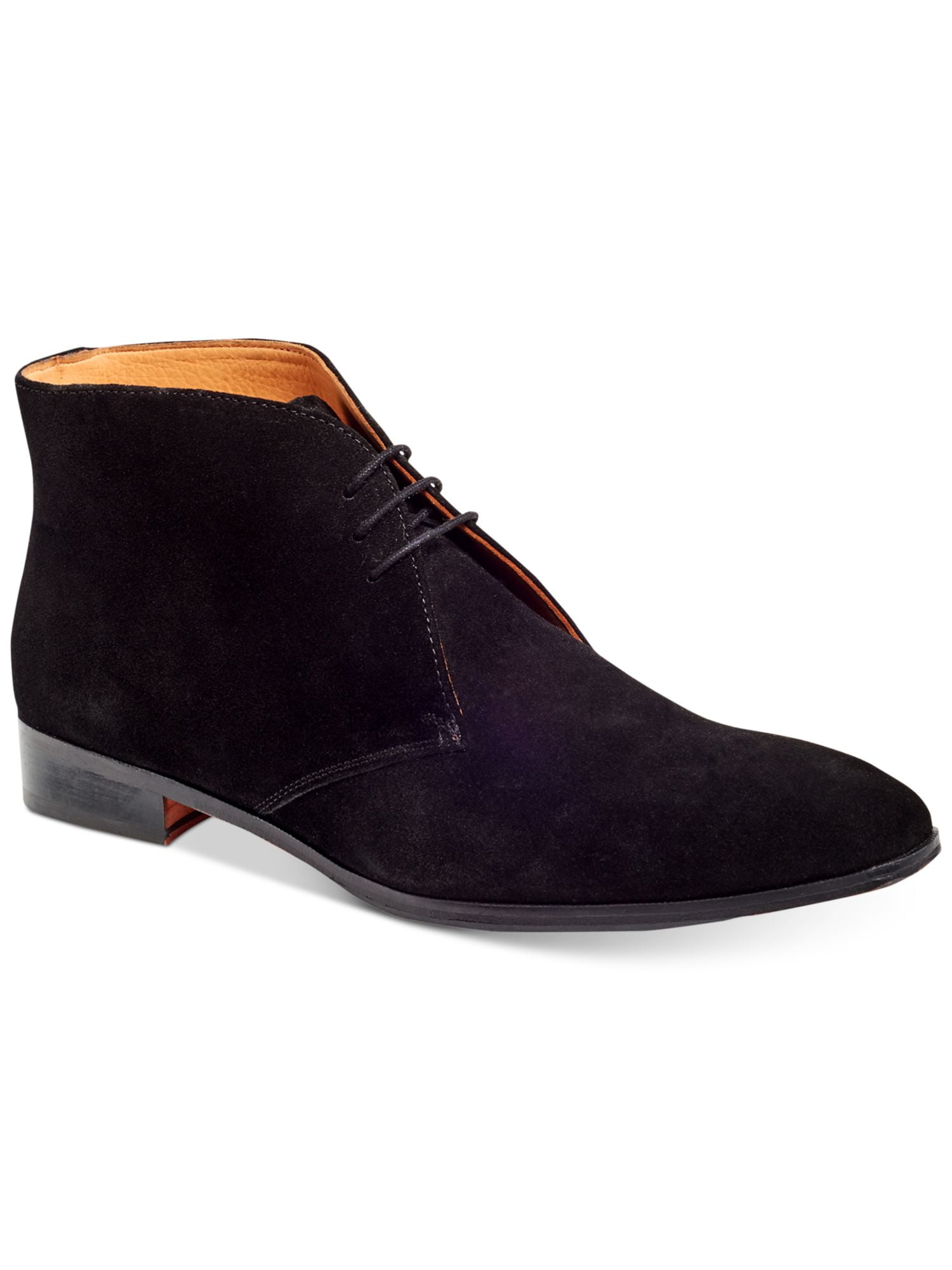 CARLOS BY CARLOS SANTANA Mens Black Padded Corazon Square Toe Block ...