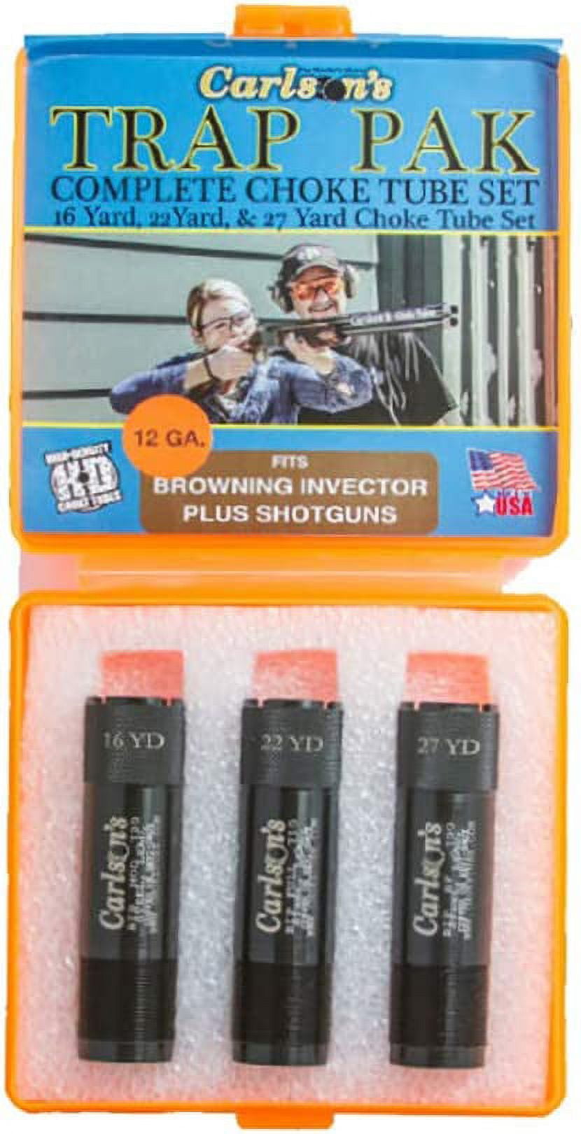 CARLSON'S Trap Pak Choke Tube 12 GA Browning Invector Plus 3PK Mod-IM ...