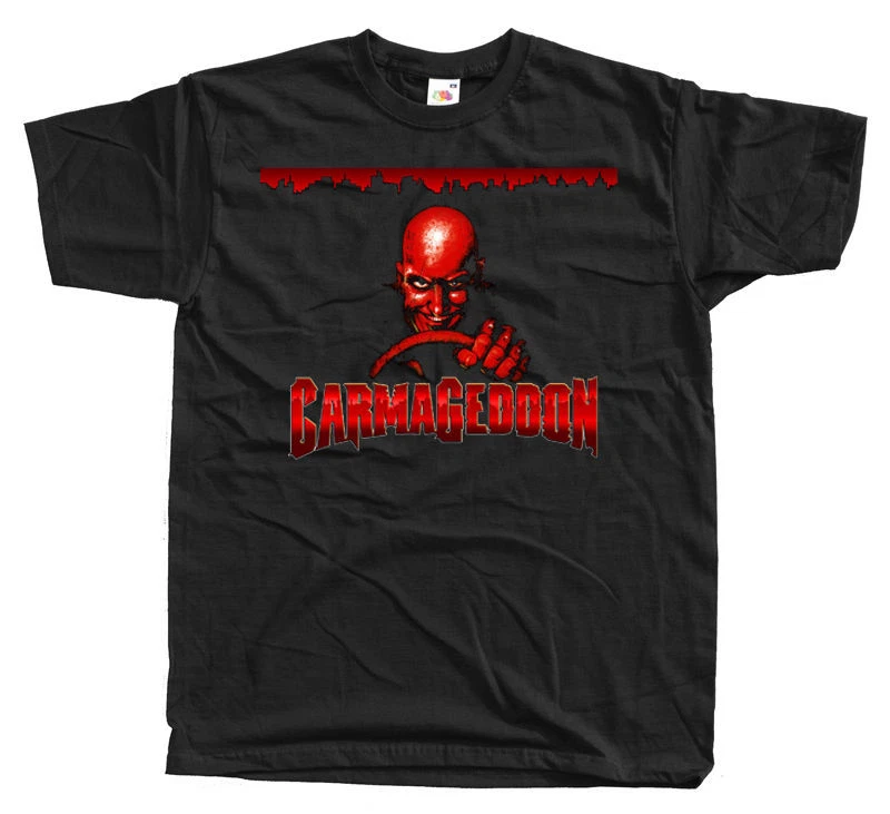 CARMAGEDDON T shirt BLACK PC GAME FAN ART POSTER | eBay - Walmart.com