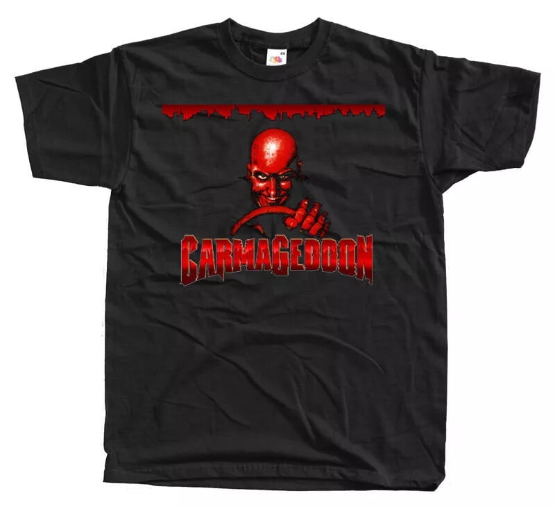 CARMAGEDDON T shirt BLACK PC GAME FAN ART POSTER - Walmart.com