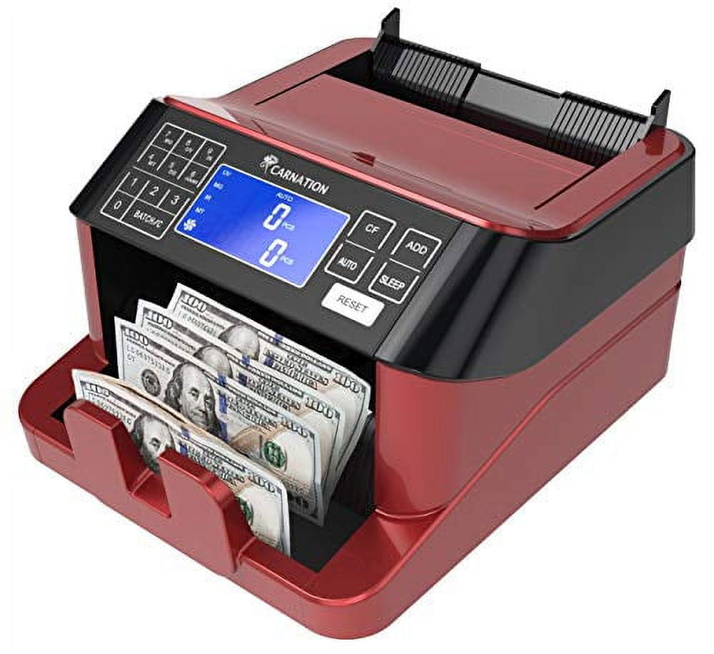 CARNATION USA Cash Counter with Counterfeit Bill Detection - UV ...
