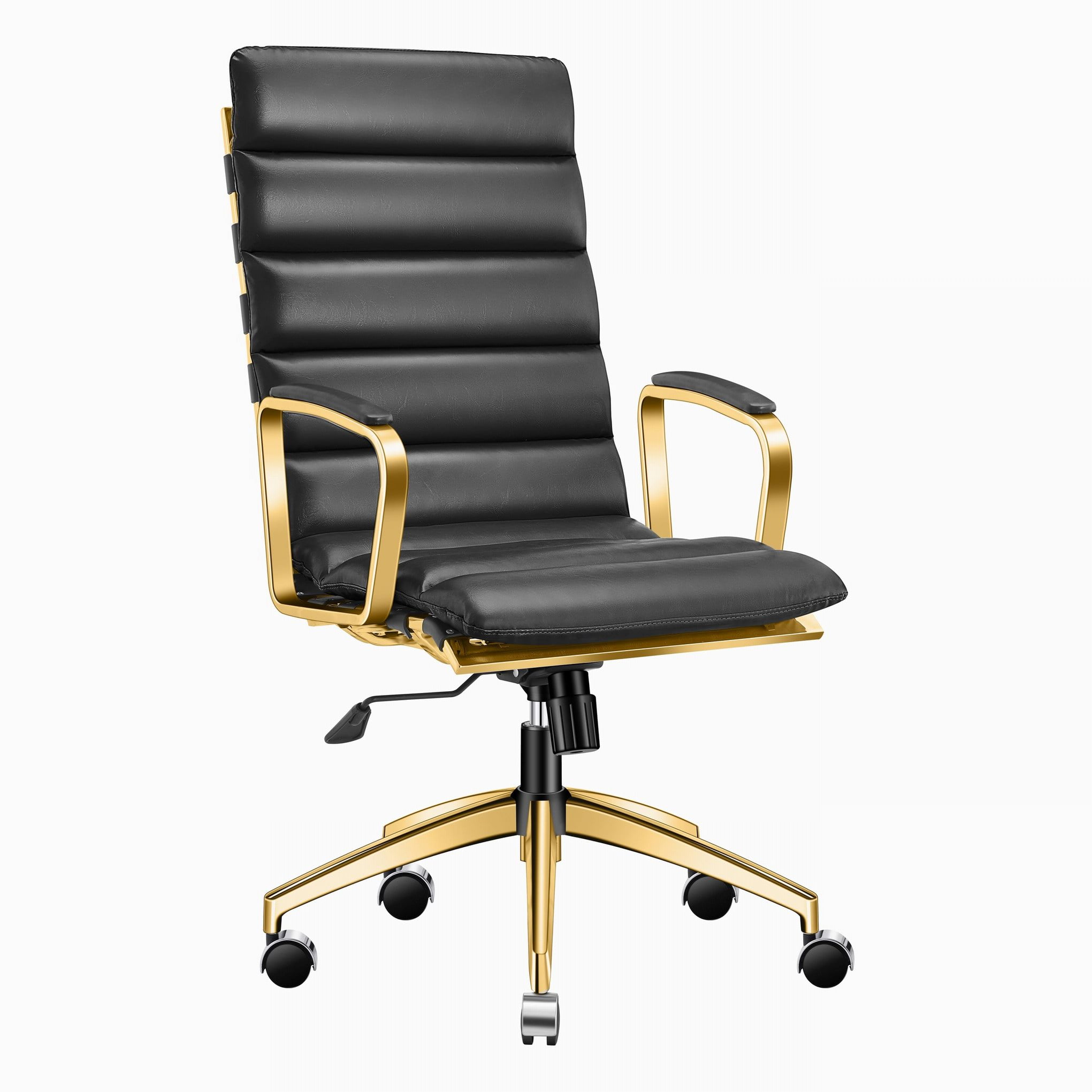 CAROCC High Back Executive Office Chair with Armrest Adjustable Swivel ...