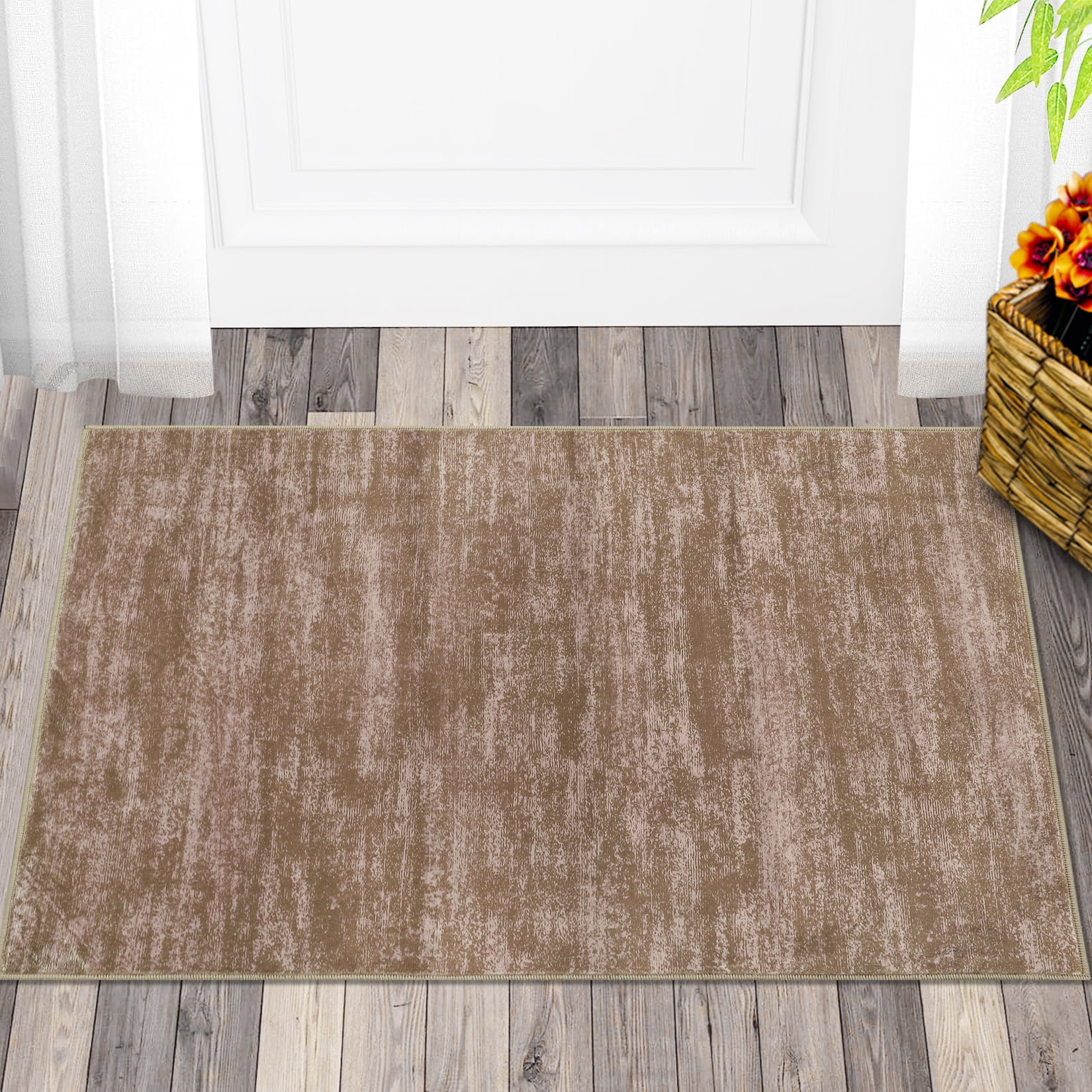 CAROMIO Area Rug Machine Washable Rugs Throw Rugs Non Slip Flannel Soft ...
