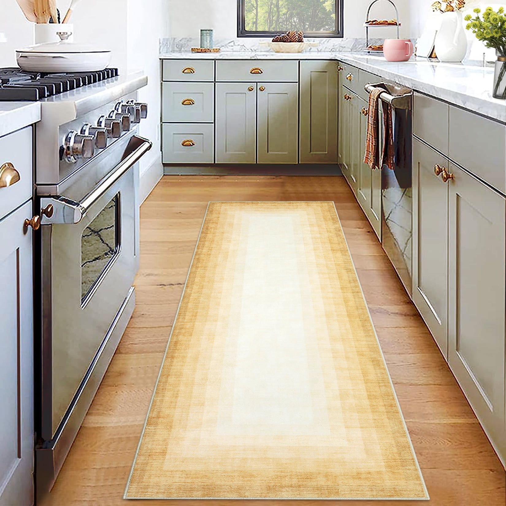 CAROMIO Rug Modern Bordered Area Rug for Living Room Dining Room Rug ...