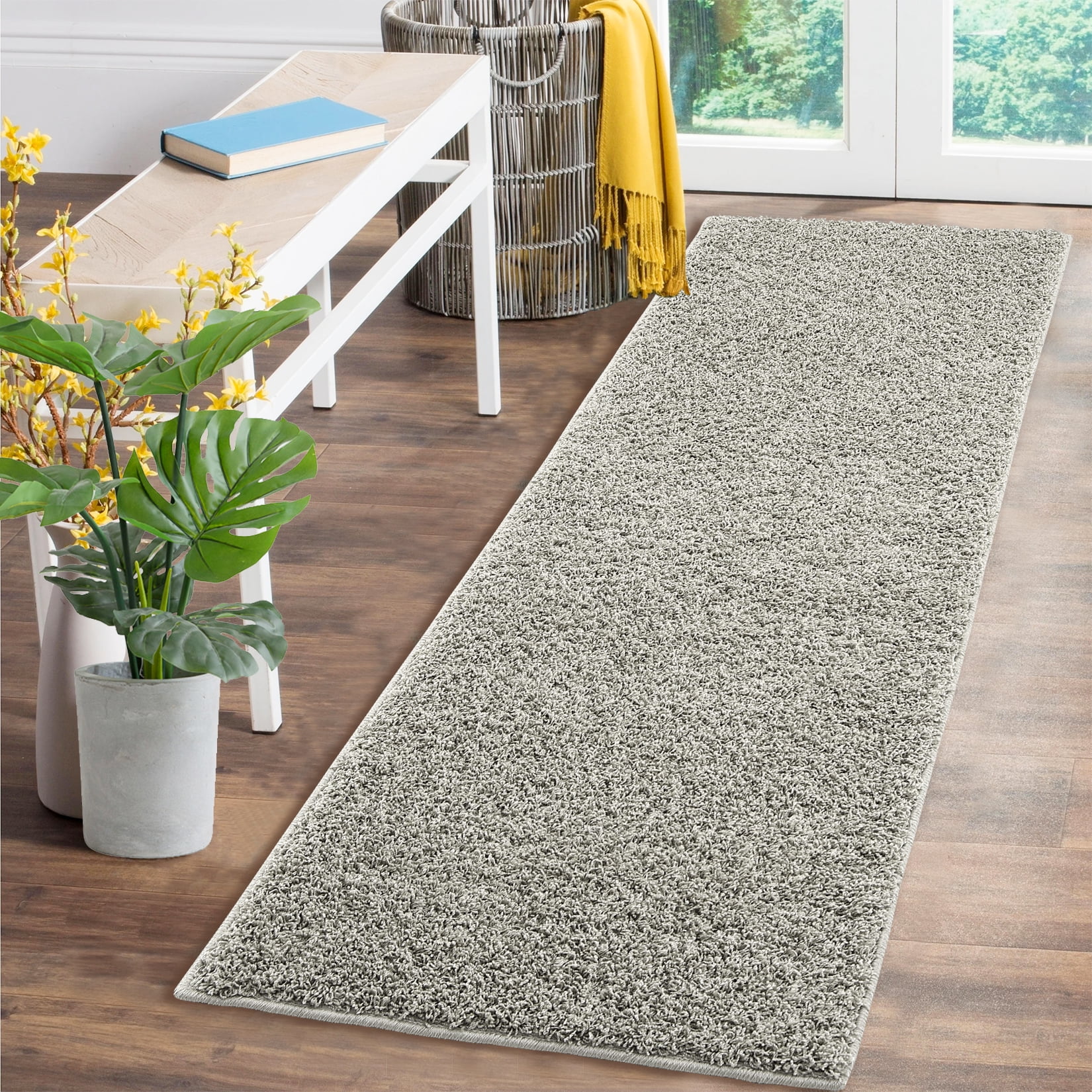 CAROMIO Runner Rug 2 x 6 Shag Area Rug Soft Thick Hallway Runner Plush ...