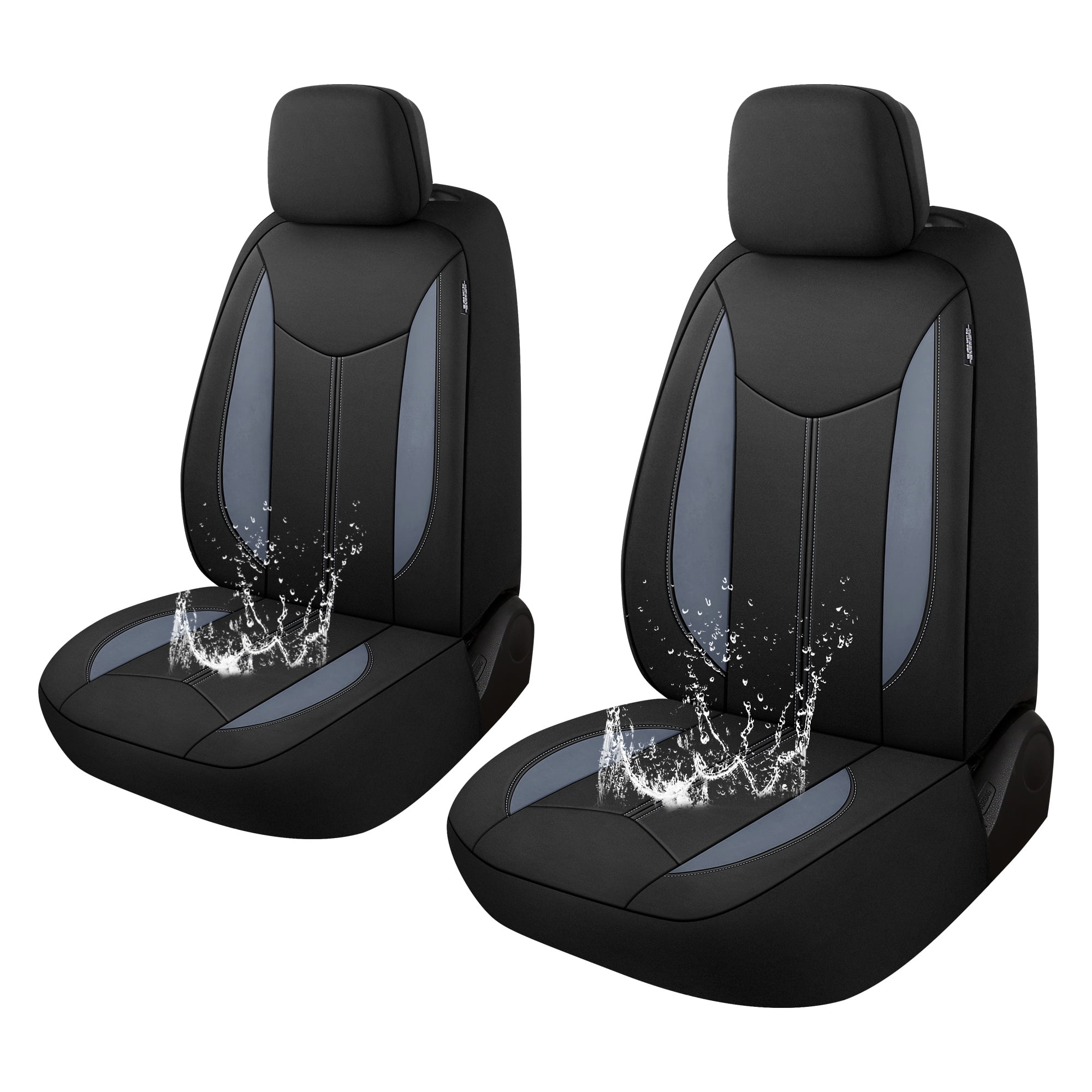 CAROMOP Neoprene Car Seat Cover 2 Front Seats, Waterproof Seat Covers ...