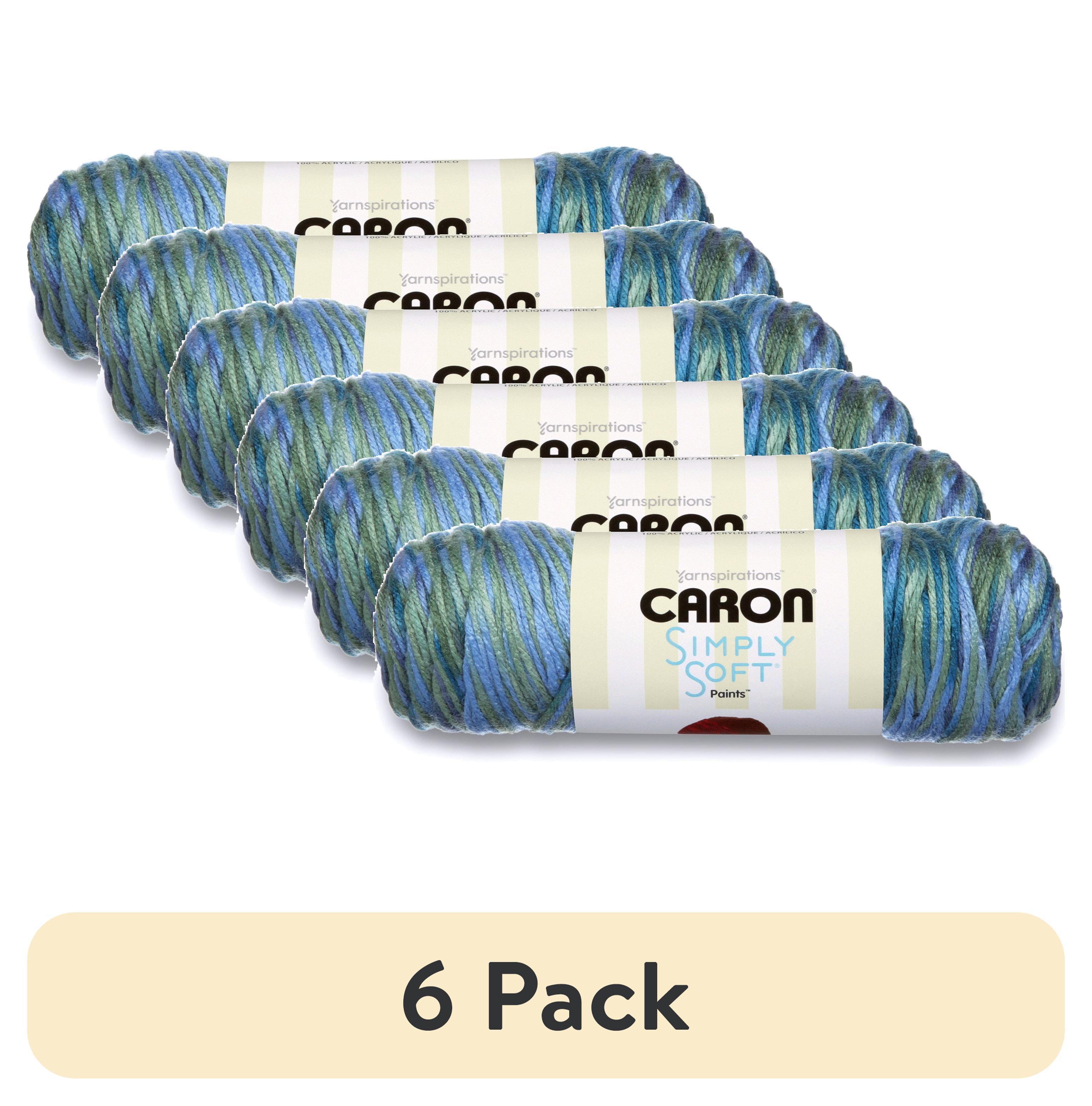(6 pack) Caron Simply Soft Paints Acrylic Spring Brook Yarn - Walmart.com