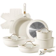 Beautiful 12pc Ceramic Non-Stick Cookware Set, Lavender by Drew ...