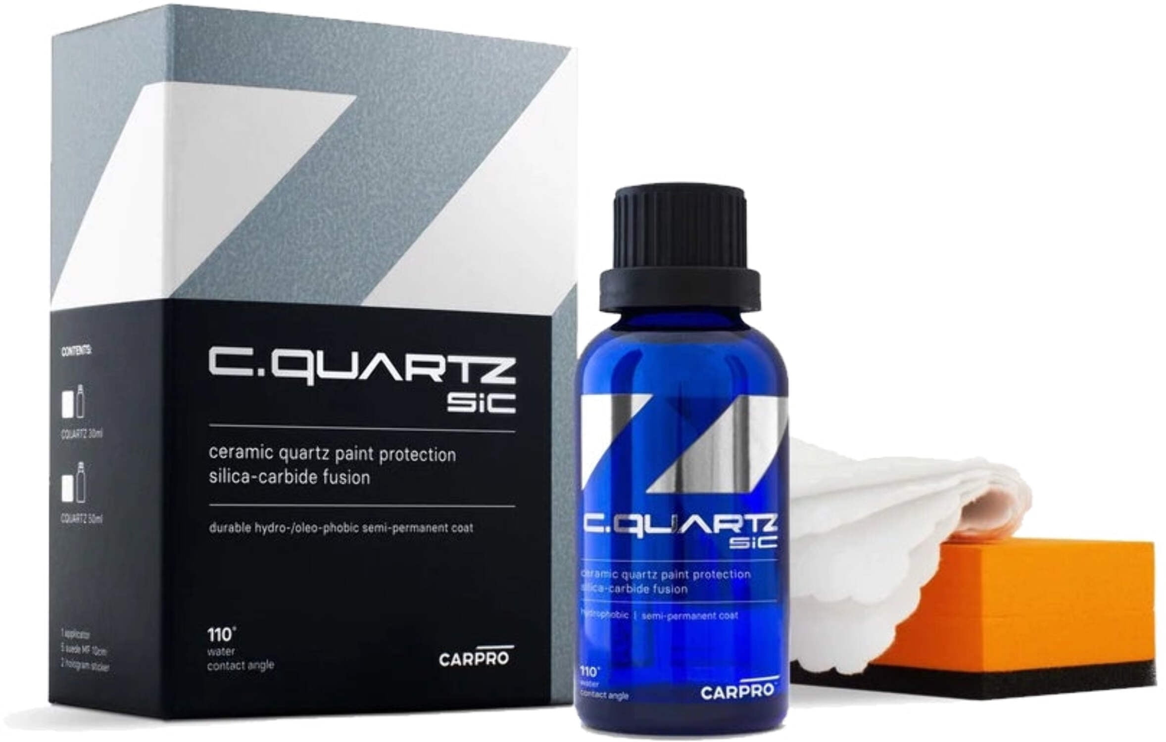 CARPRO CQUARTZ SiC 30ml Kit - Car Ceramic Coating Finish, Quartz Based ...