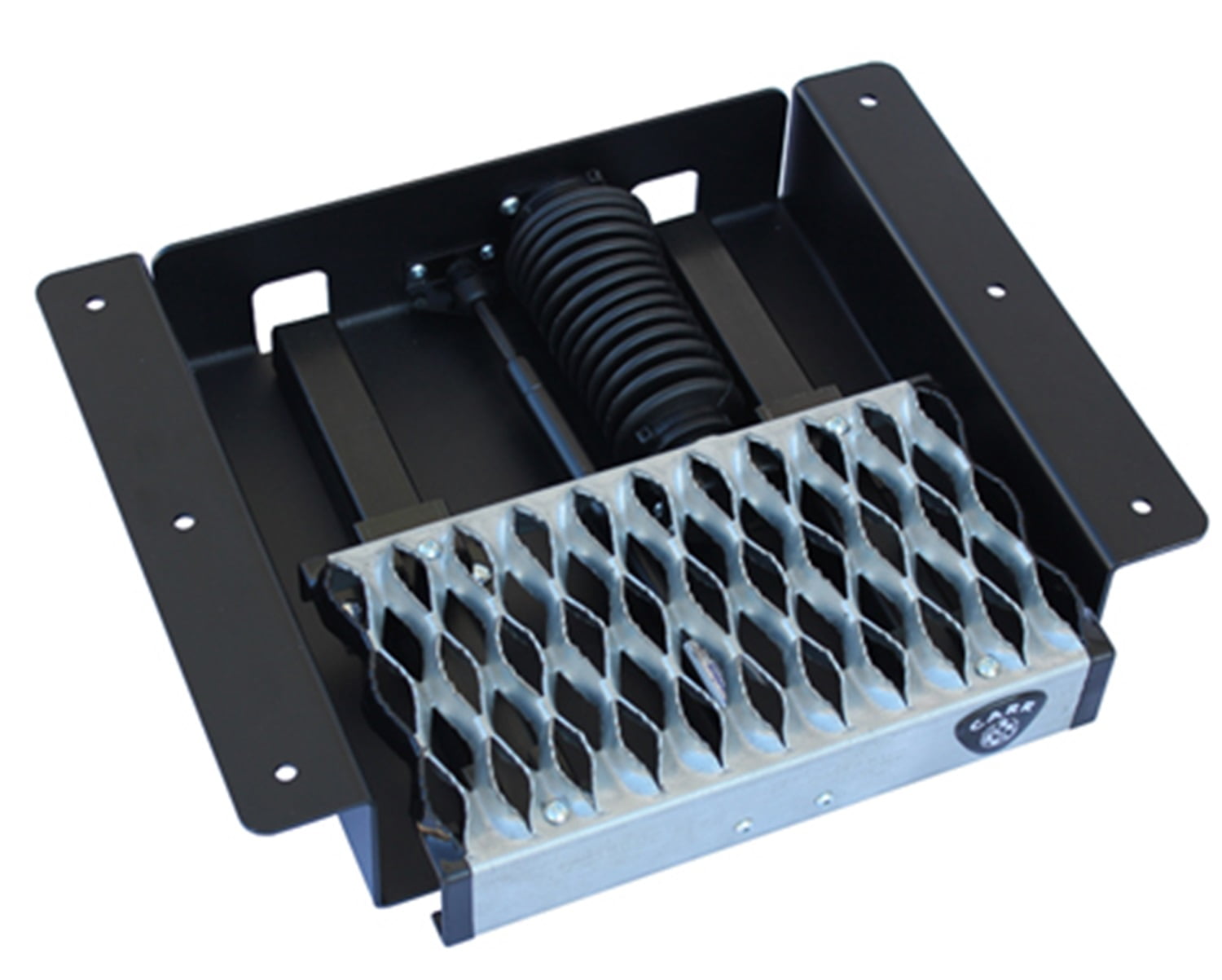 CARR With Grip Strut 12" Step, Black Powder Coat/Galvanized, Single ...