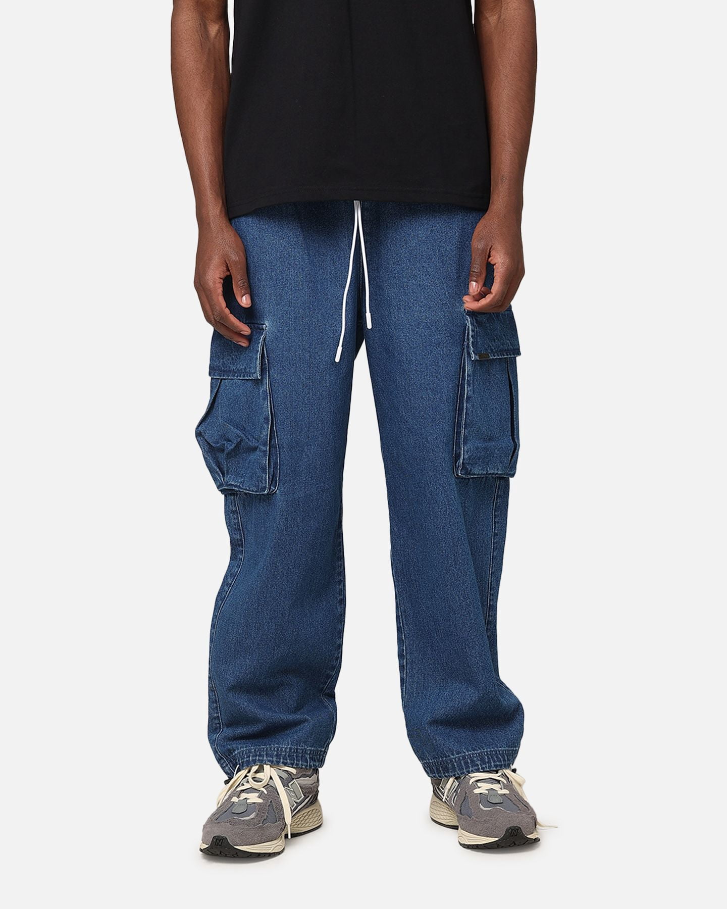 CARRE Denim Superior Cargo Joggers, Blue, 2XL - Walmart.com