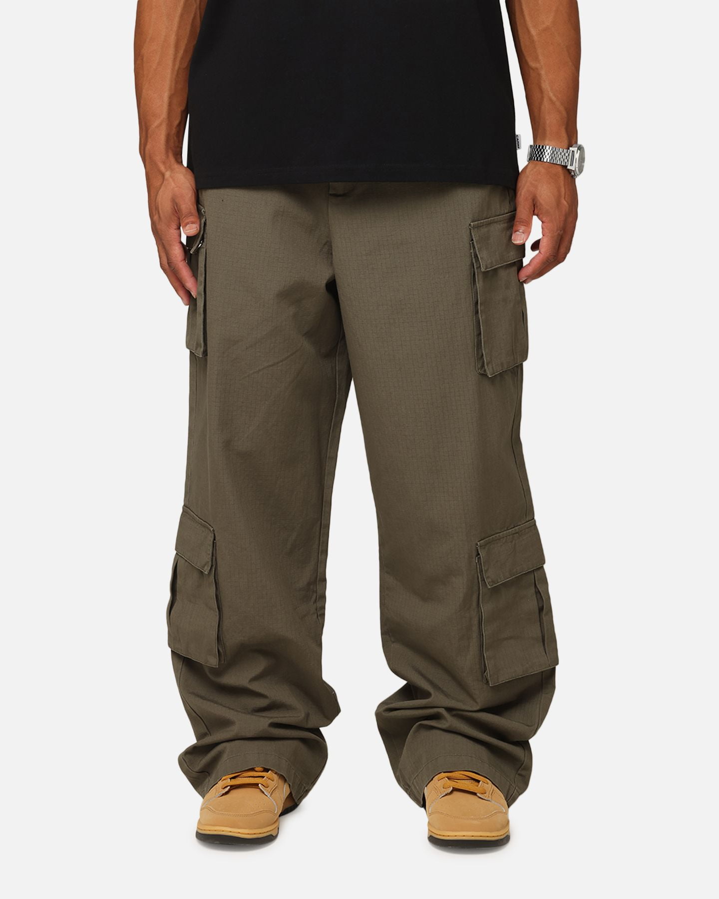 CARRE Tactical Baggy Cargo Pants, Beige/Khaki, 40 - Walmart.com