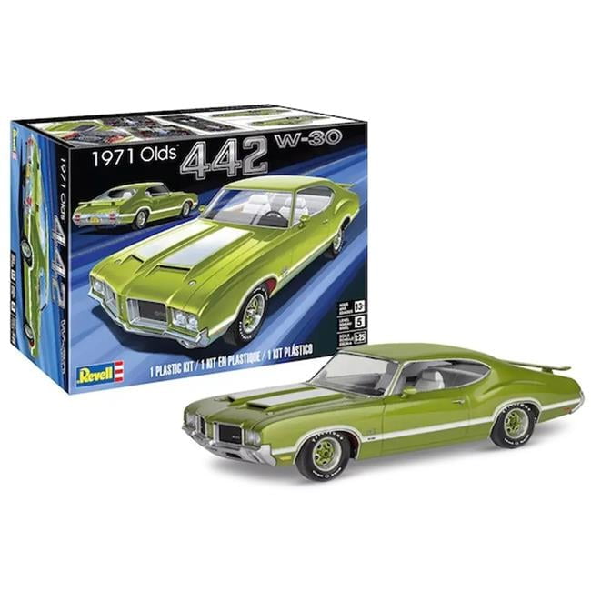 Revell Americas Assembly 1971 Oldsmobile 442 W-30 1/25 Scale Model Kit ...