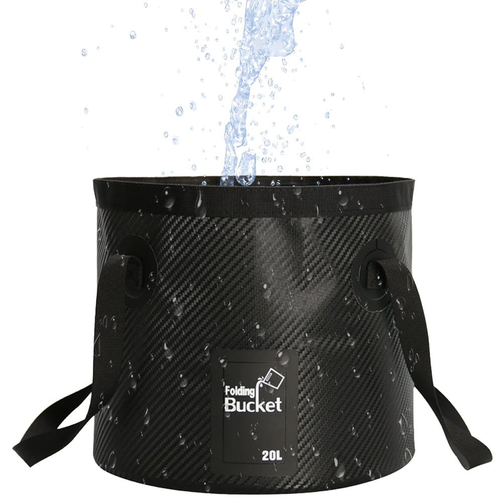 CARRFA Collapsible Bucket with Handle, 5 Gallon (20L) Portable ...